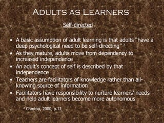 Adult Learning | PPT