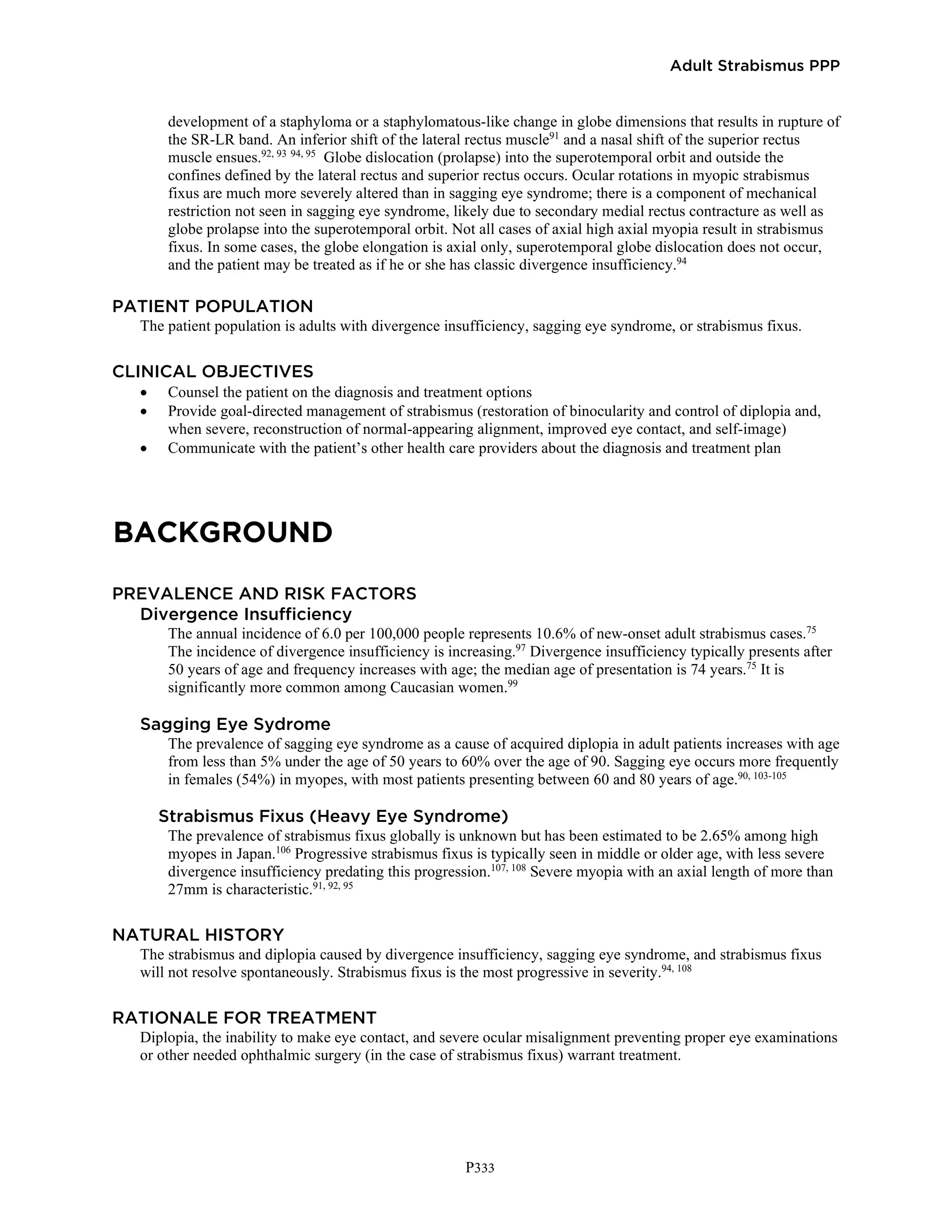 Adult Strabismus PPP academia americana de oftalmología | PDF