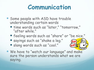 Communication and Autism | PPT