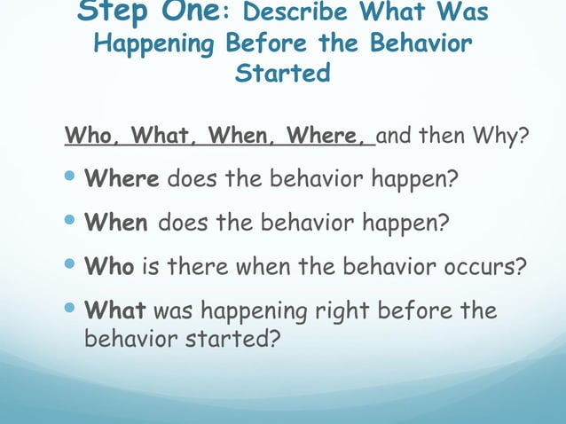 Understanding Behavior in Persons with Autism | PPT