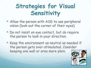 Autism and Sensory Differences | PPT