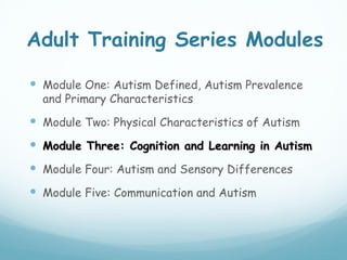 Cognition and Learning in Autism | PPT