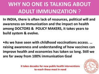D.G.F. Guidelines on Adult Immunization for Indian Women | PPTX