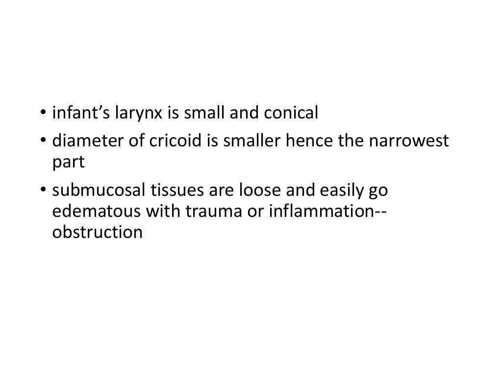 Adult vs. pediatric larynx, laryngeal nerve palsies and management | PPTX