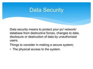 A dummies guide to security | PPT