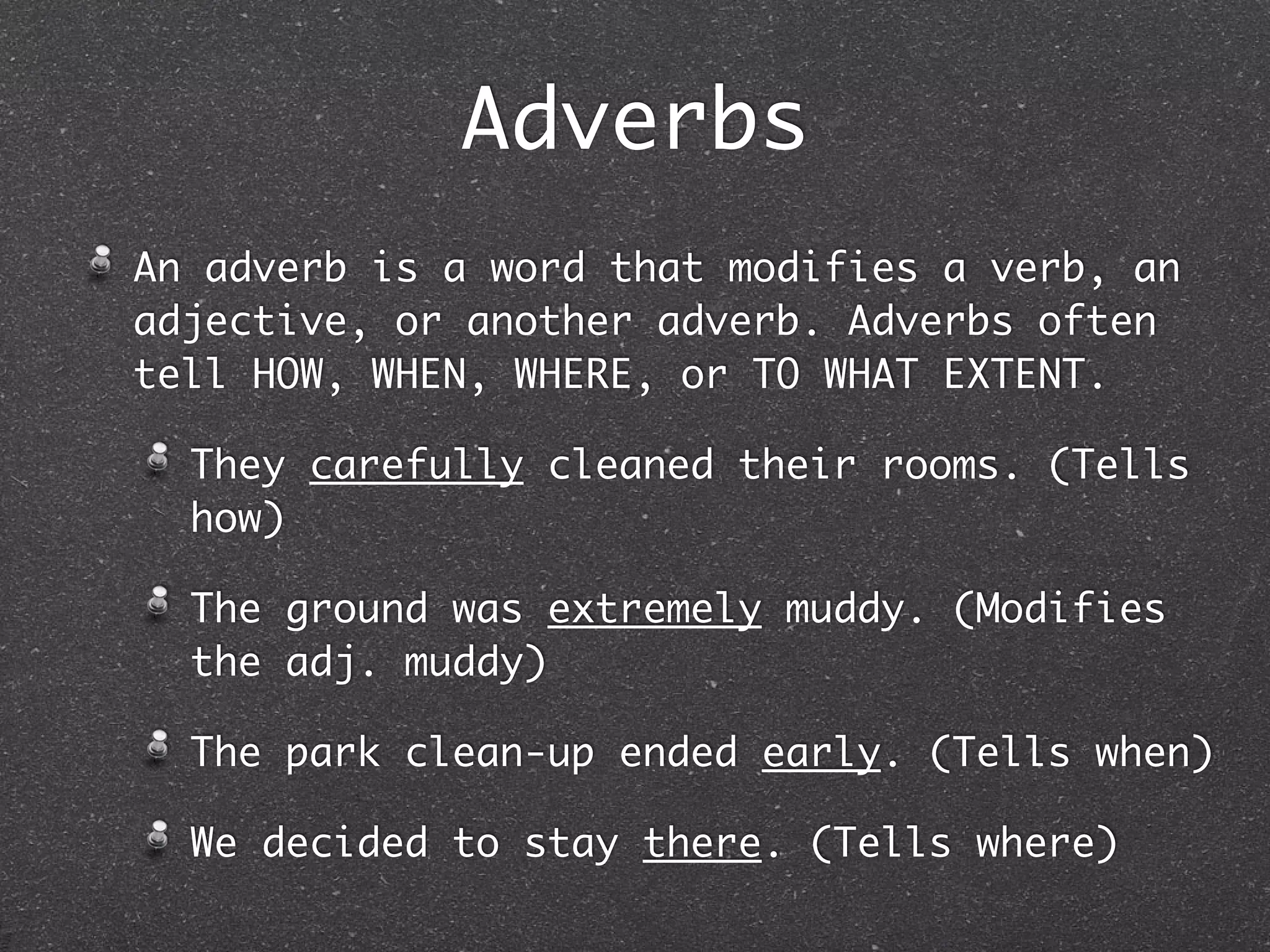 Articles, Adjectives, Adverbs (Updated) | KEY