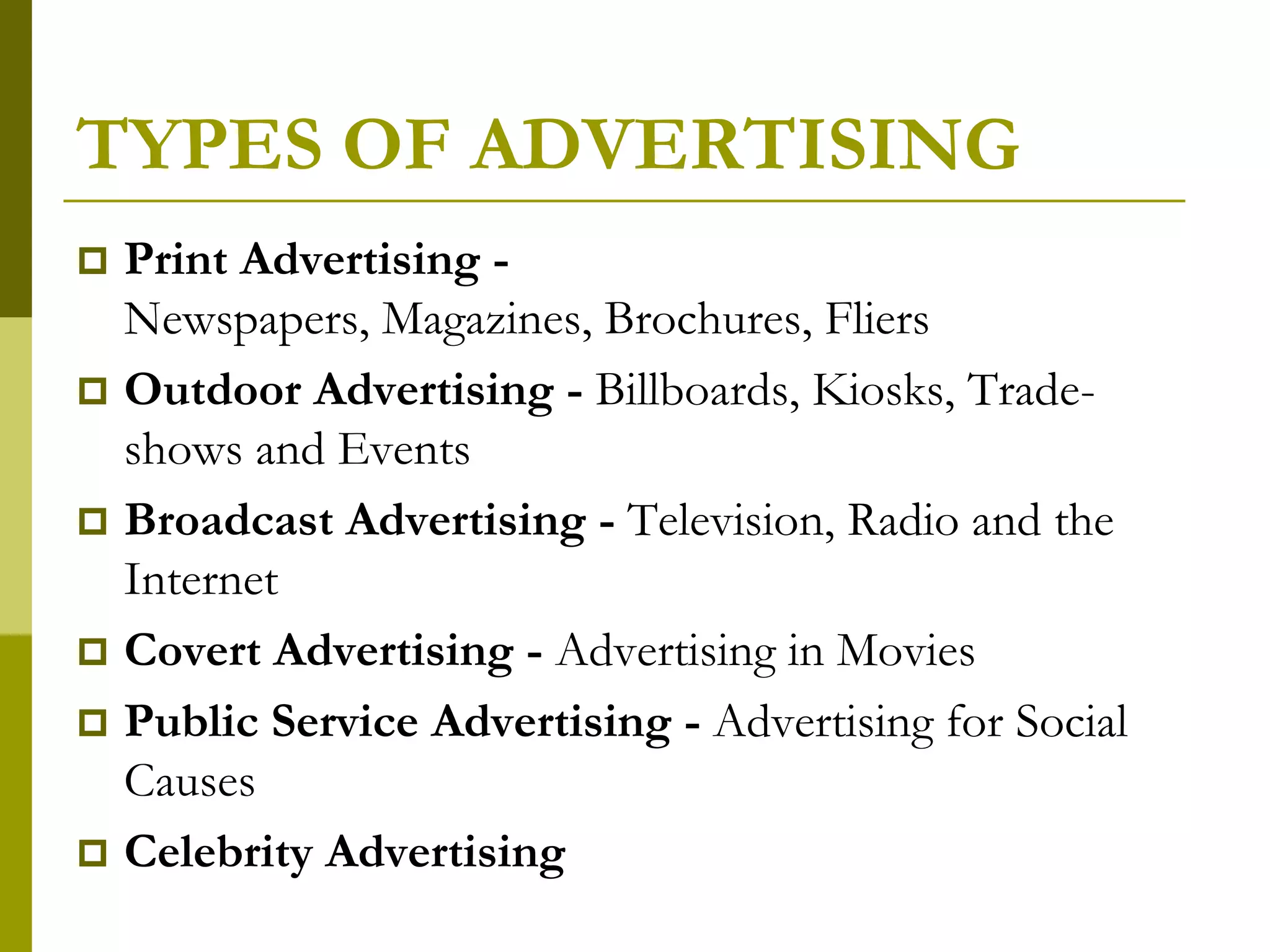 Advertising in india | PPTX