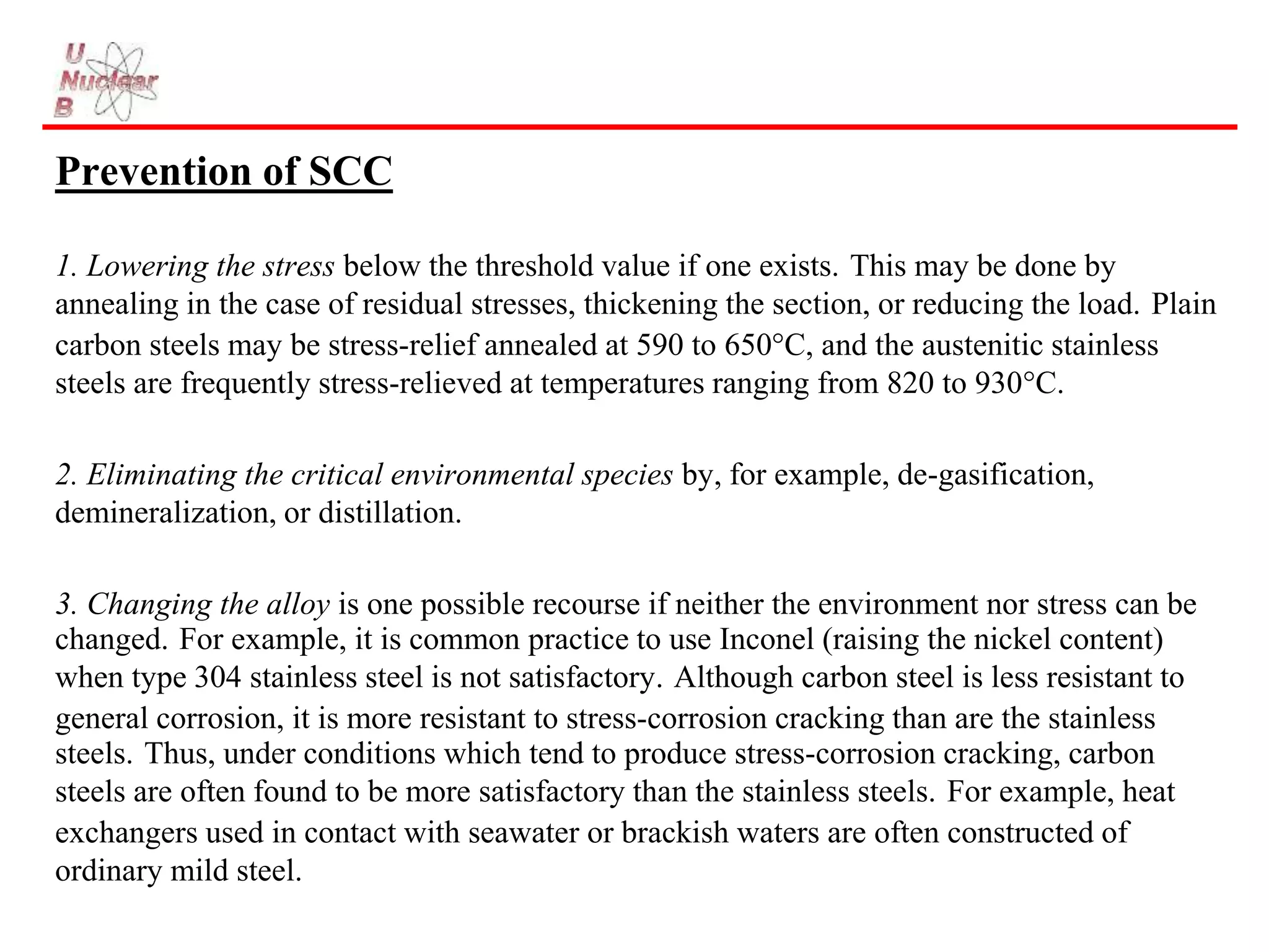 Mechanisms of Stress Corrosion Crackings | PPTX