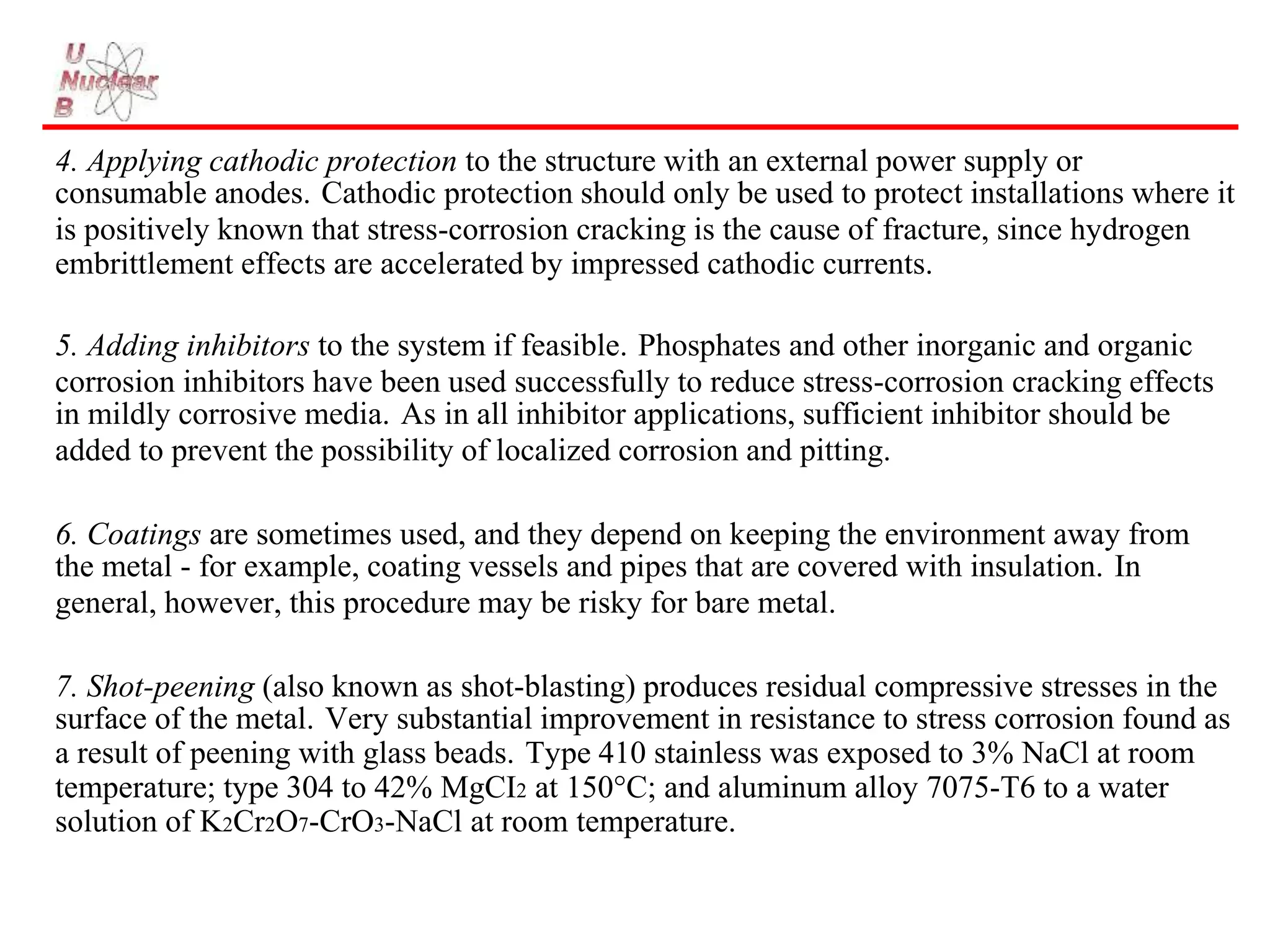Mechanisms of Stress Corrosion Crackings | PPTX