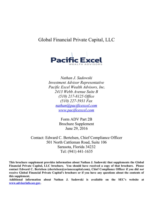 ADV Part 2B Brochure 6/29/2016 | PDF