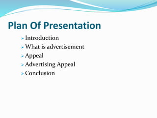 Appeals to advertising | PPTX