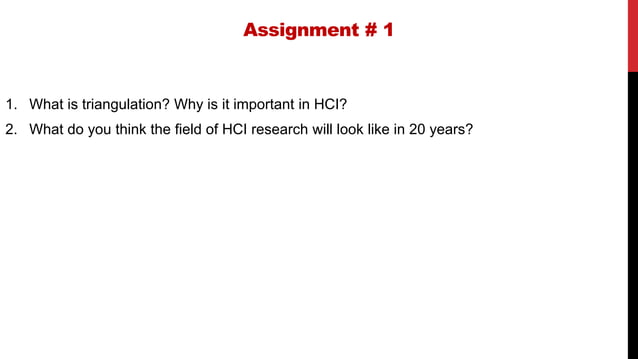 Adv. HCI Lecture1 - Introduction | PPT