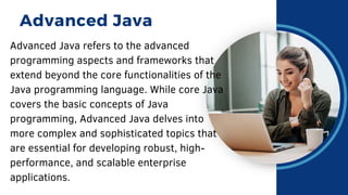 Advanced java online Training - Naresh IT | PPT