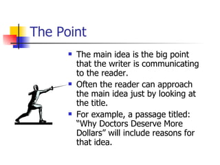 Adv Read Main Idea | PPT