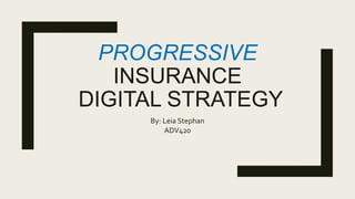 Adv420 PROGRESSIVE final powerpoint | PPT