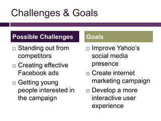Yahoo Marketing Strategy | PPT