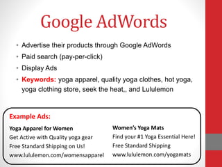 "Seek The Heat In Lulu" Campaign, ADV 420 | PPTX | Business | Business ...