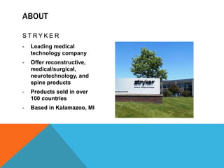 ADV 420 Final Presentation Stryker_Blanchard | PPT