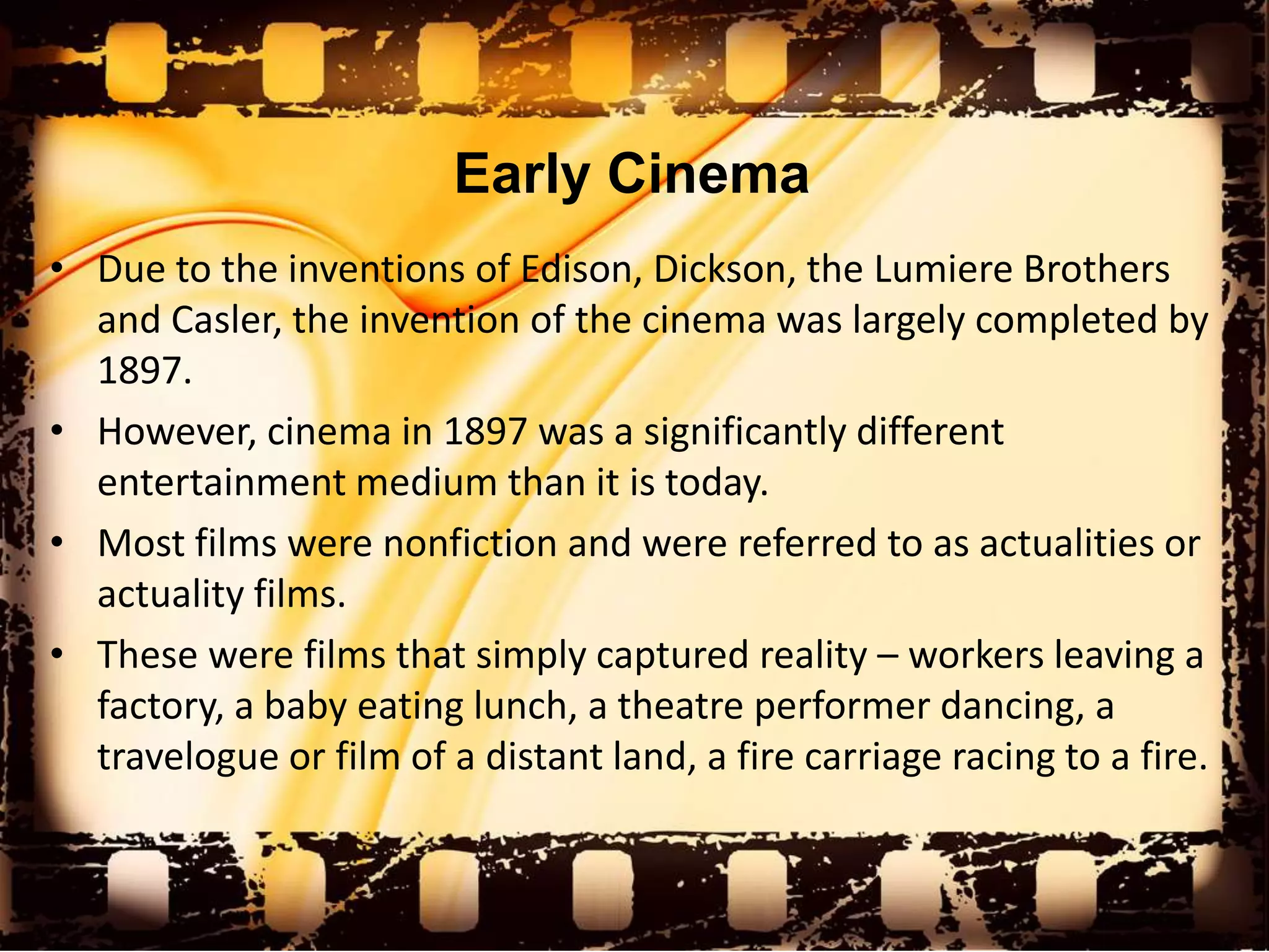 Adv4 m the invention and early years of cinema part i | PPT