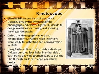Adv4 m the invention and early years of cinema part i | PPTX