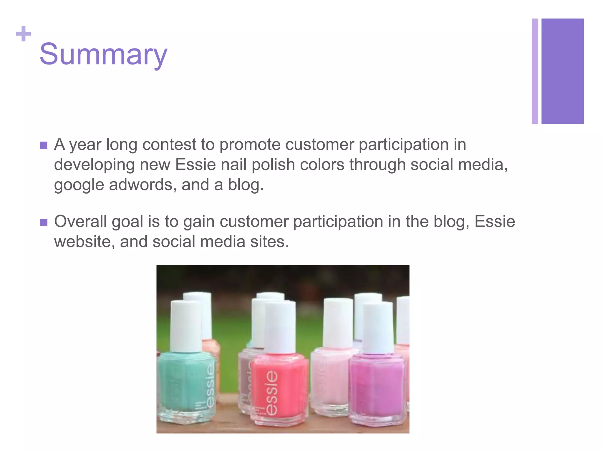 Essie Brand Strategy | PPTX