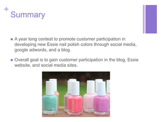 Essie Brand Strategy | PPTX