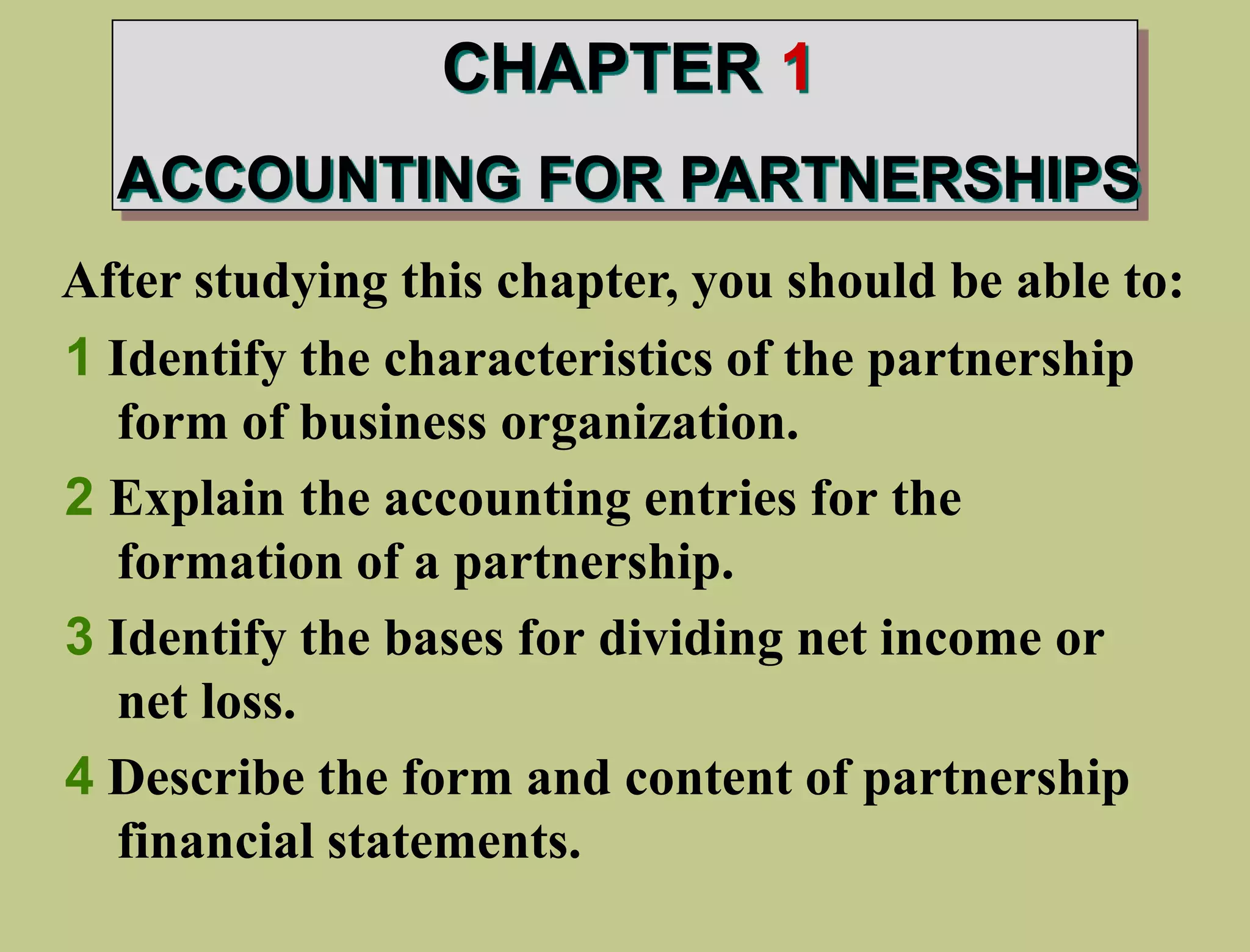 Accounting for Partnership by Guerrero et al | PPTX