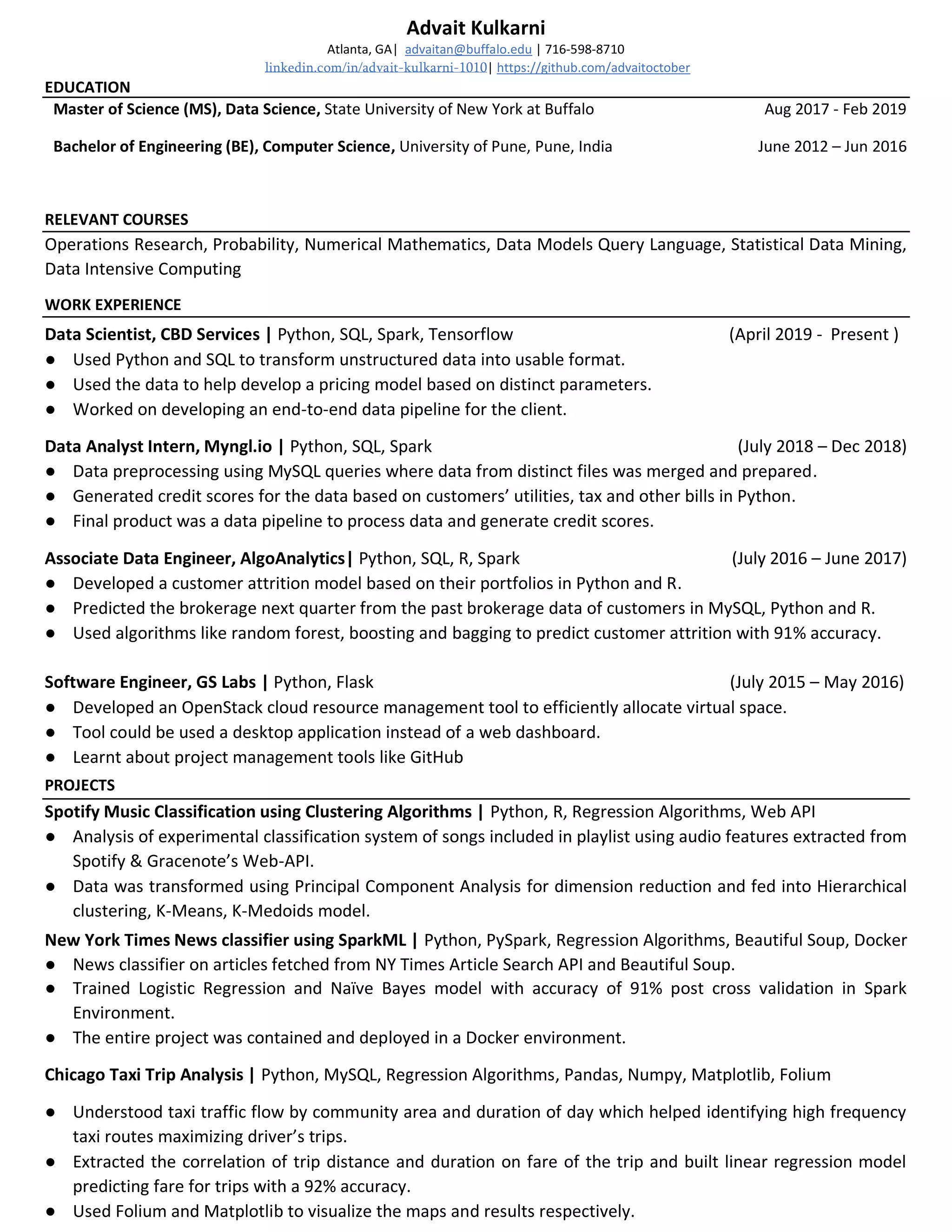 Advait kulkarni | PDF