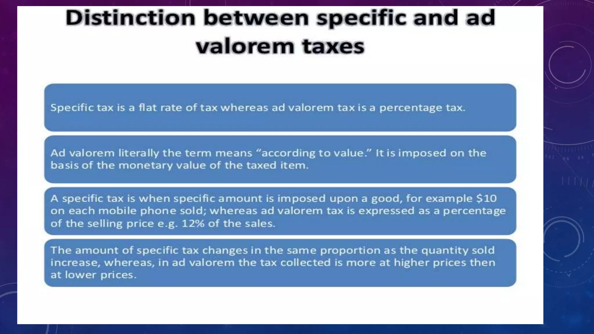 Ad valorem and specific tax | PPTX