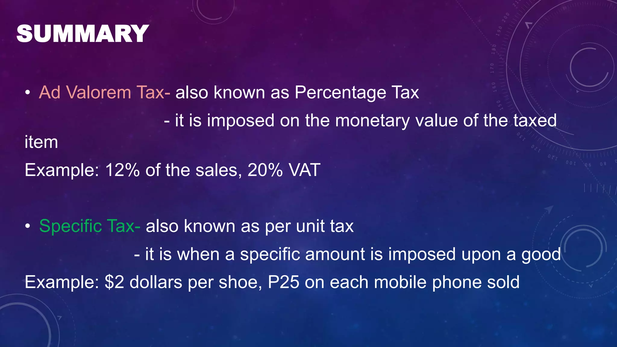 Ad valorem and specific tax | PPTX