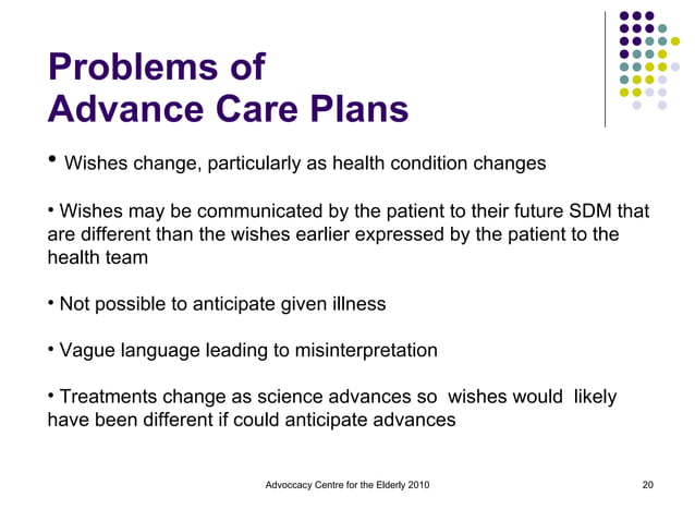 Advance Care Planning | PPT | Eldercare | Family and Relationships