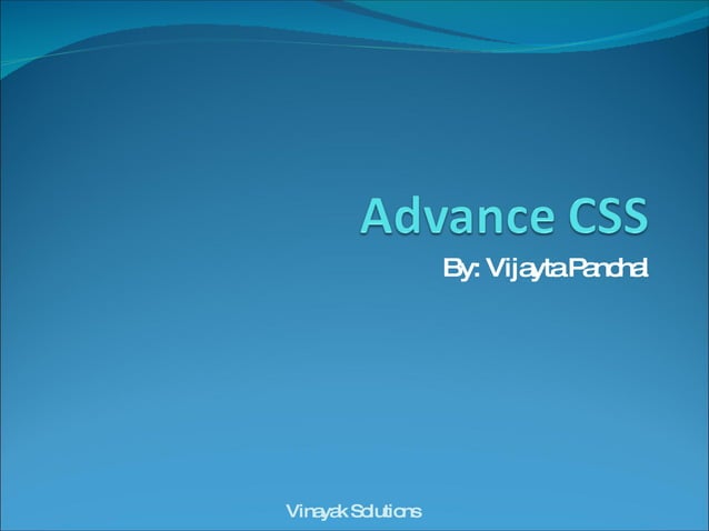 Advance Css 1194323118268797 5 | PPT