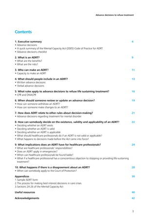 Advance decisions to refuse treatment | PDF