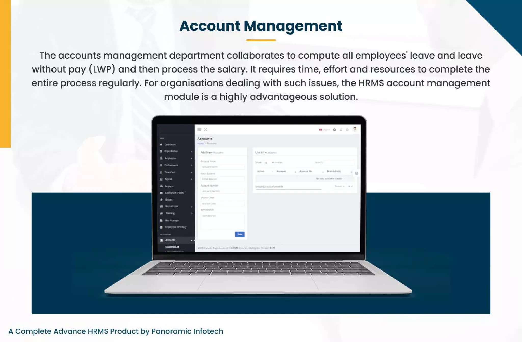 HRMS: Human Resource Management System - Panoramic Infotech | PDF