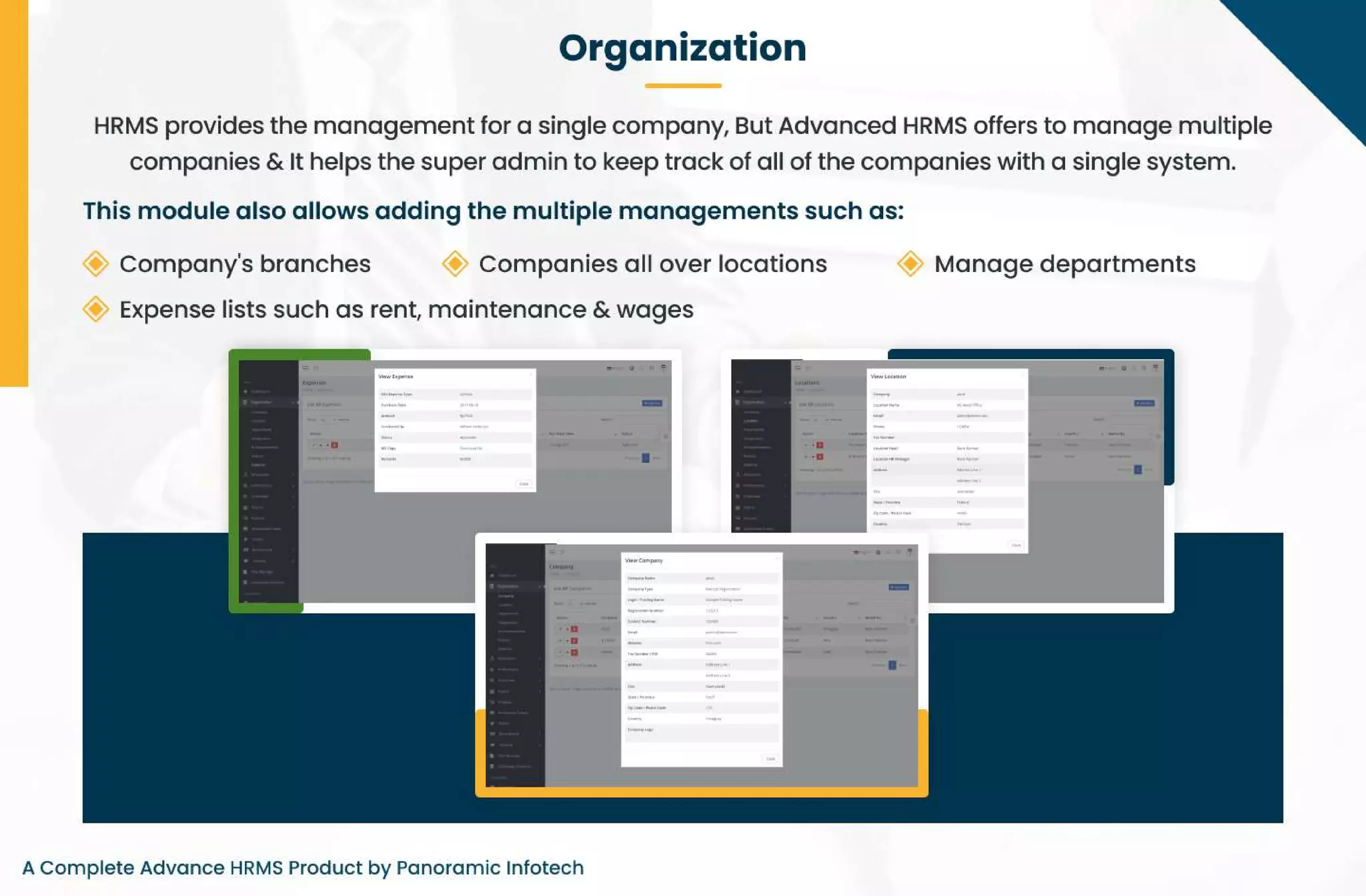 HRMS: Human Resource Management System - Panoramic Infotech | PDF