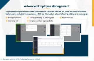 HRMS: Human Resource Management System - Panoramic Infotech | PDF