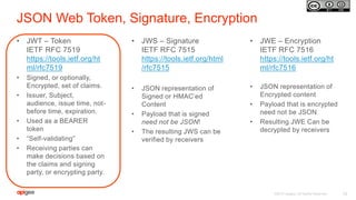 Advanced Security Extensions in Apigee Edge: JWT, JWE, JWS | PPT