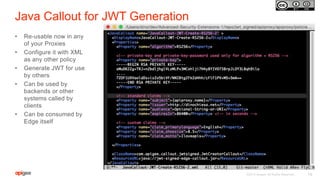 Advanced Security Extensions in Apigee Edge: JWT, JWE, JWS | PPT