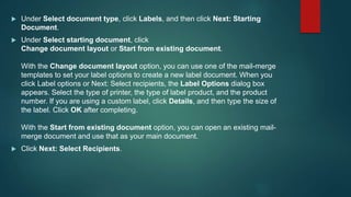 Advance word-processing-skills final | PPTX