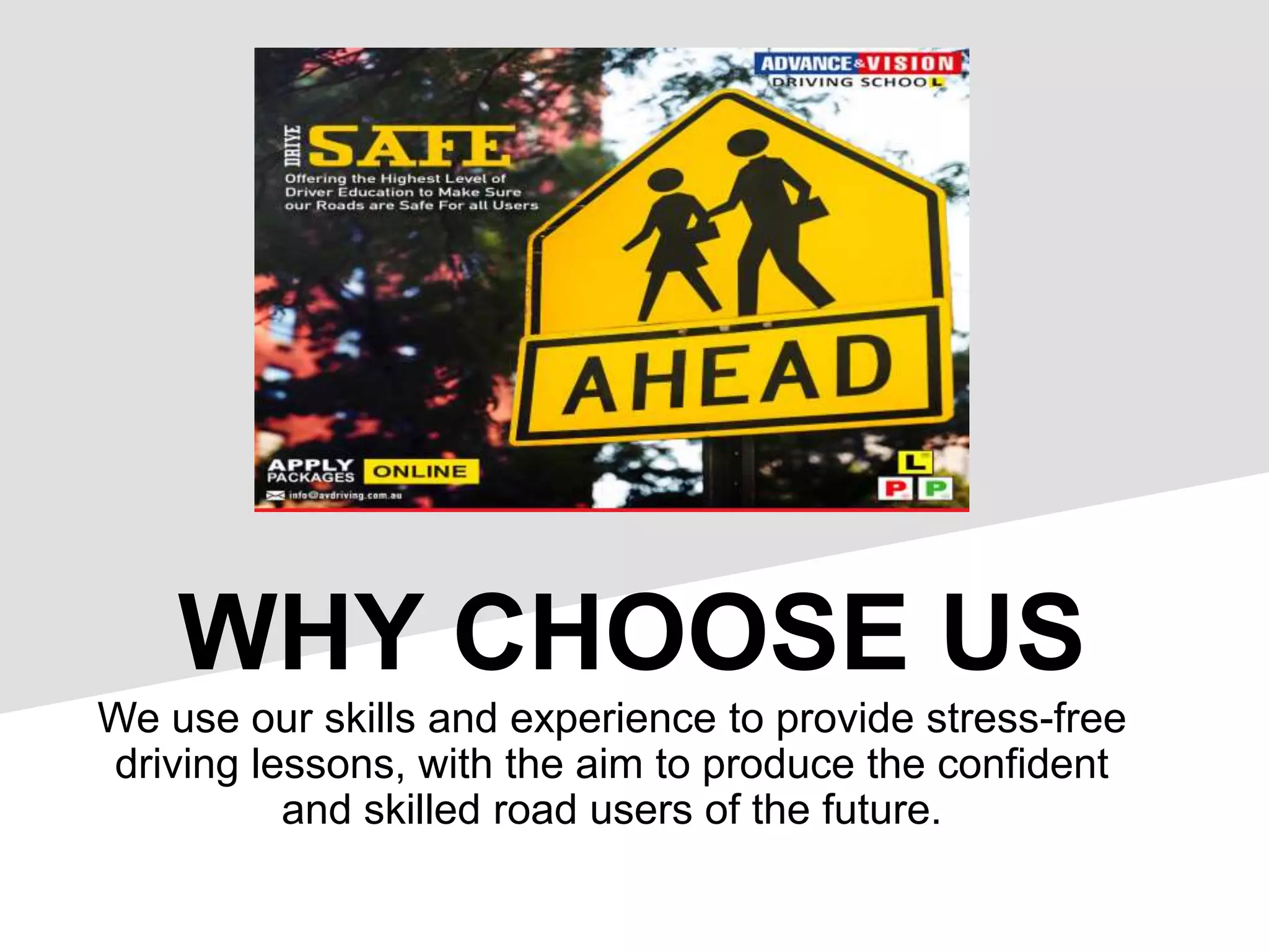 Advance and vision driving school | PPT