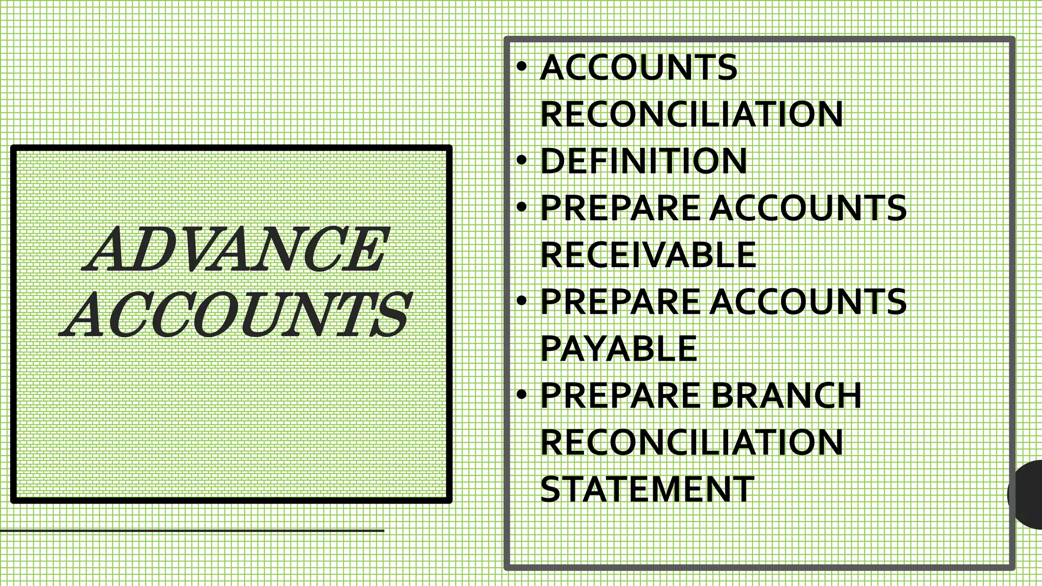 Advance accounts ppt | PPT