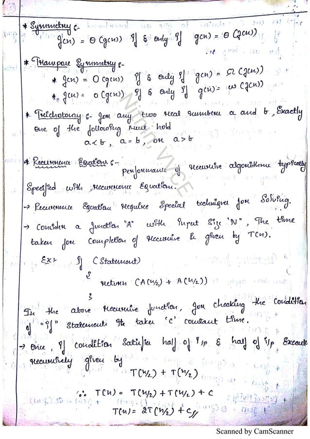 VTU Advanced Algorithms Notes by Nithin, VVCE Mysuru | PDF