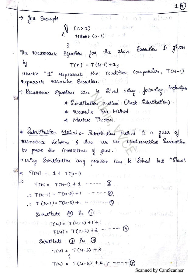 VTU Advanced Algorithms Notes by Nithin, VVCE Mysuru | PDF