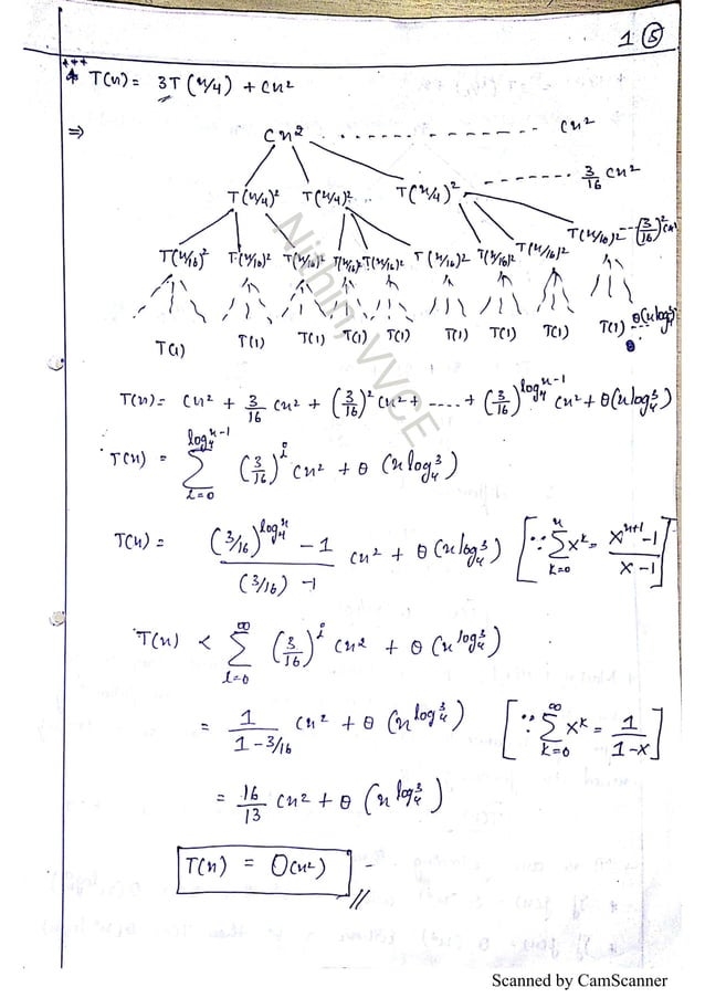 VTU Advanced Algorithms Notes by Nithin, VVCE Mysuru | PDF