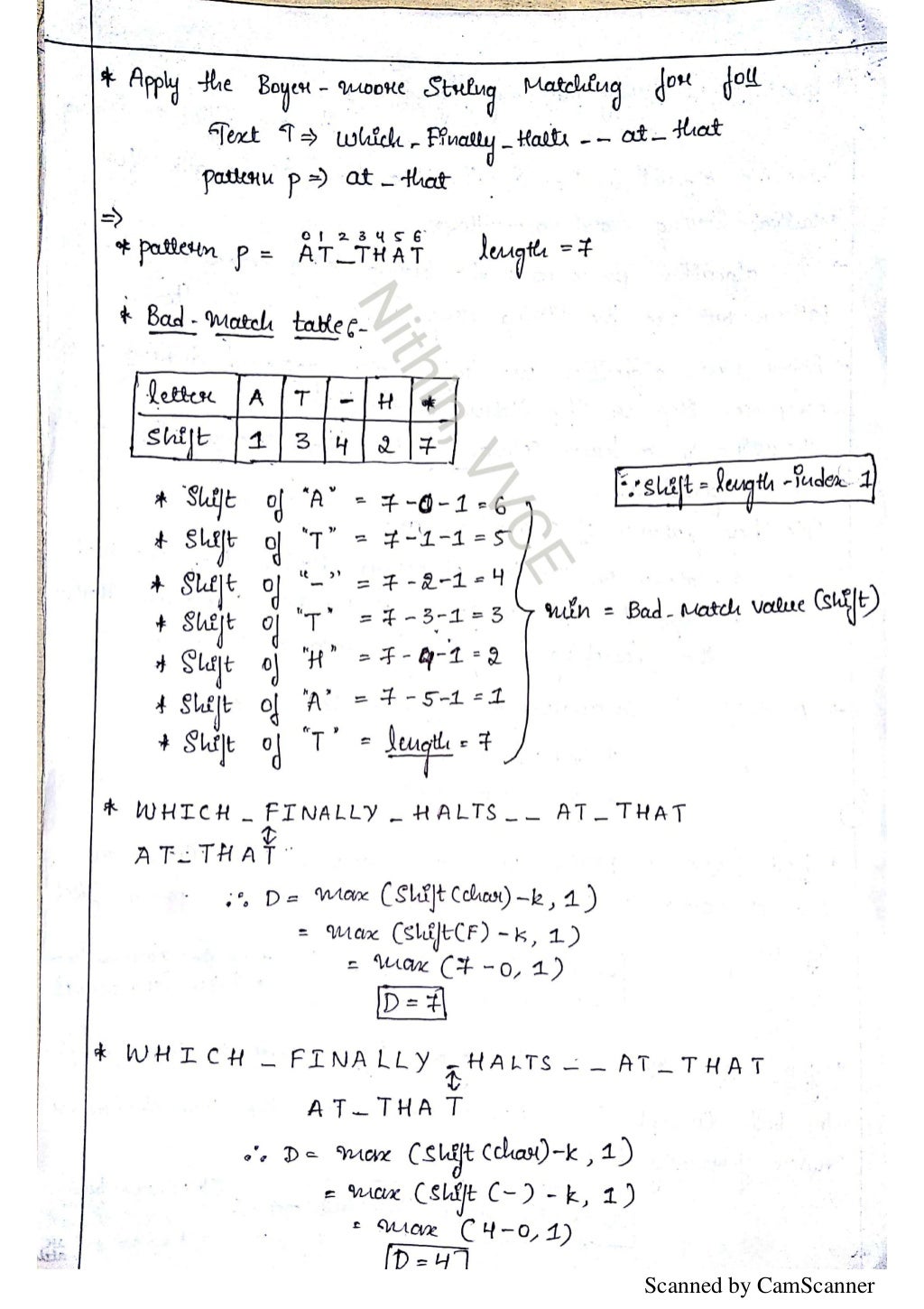 VTU Advanced Algorithms Notes by Nithin, VVCE Mysuru