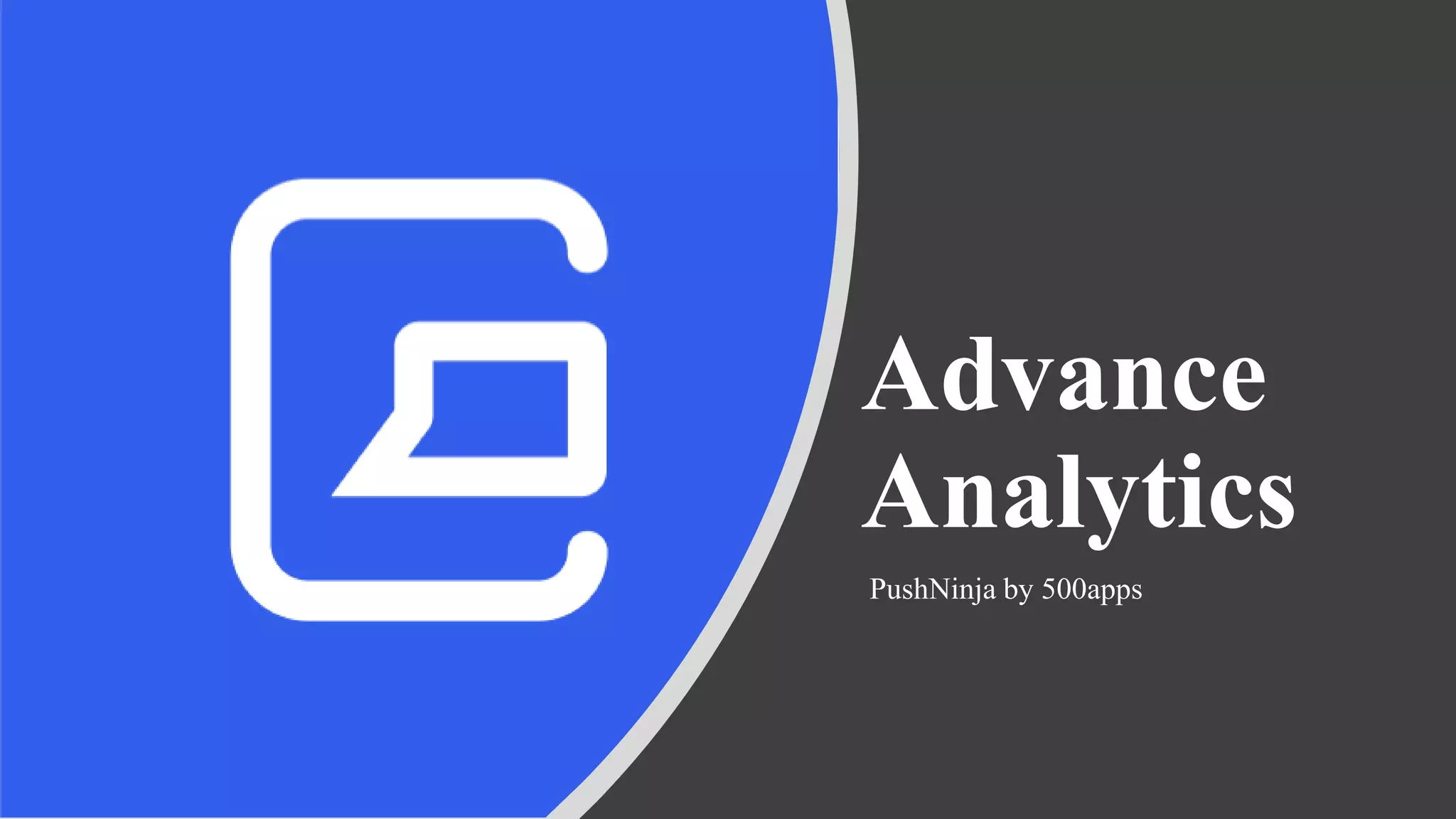 Advance analytics | PPT