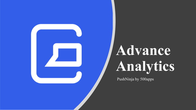Advance analytics | PPT