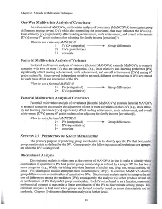 Advance and multivariate statistical methods chapter 2 decision tree-mertlervannatta | PDF