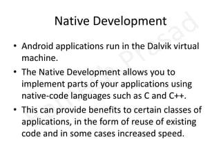 Advance Android Application Development | PPT
