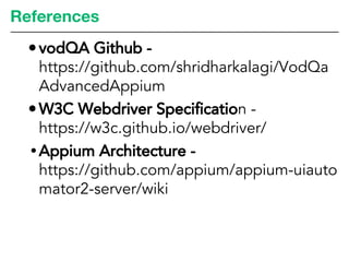 Advance appium workshop.pptx | Browsers | Computer Software and ...